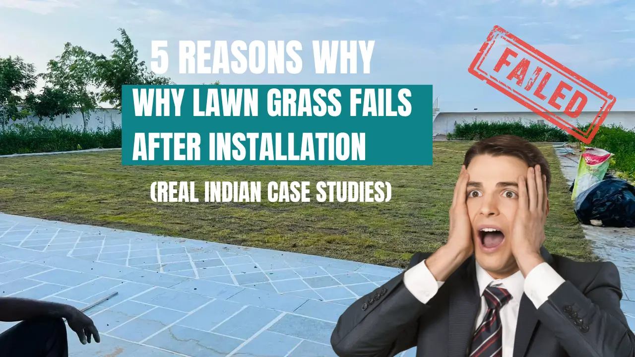 Why Lawn Grass Fails After Installation in India (Real Case Studies ...
